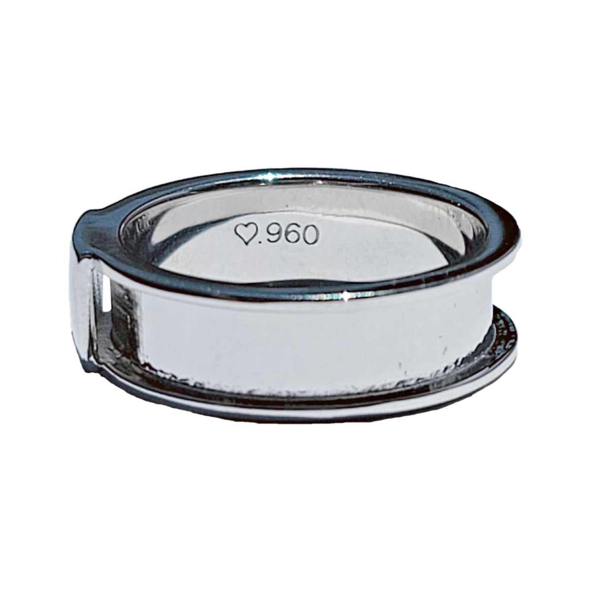 Bridge Ring Blank .960 Silver – Opal & Findings