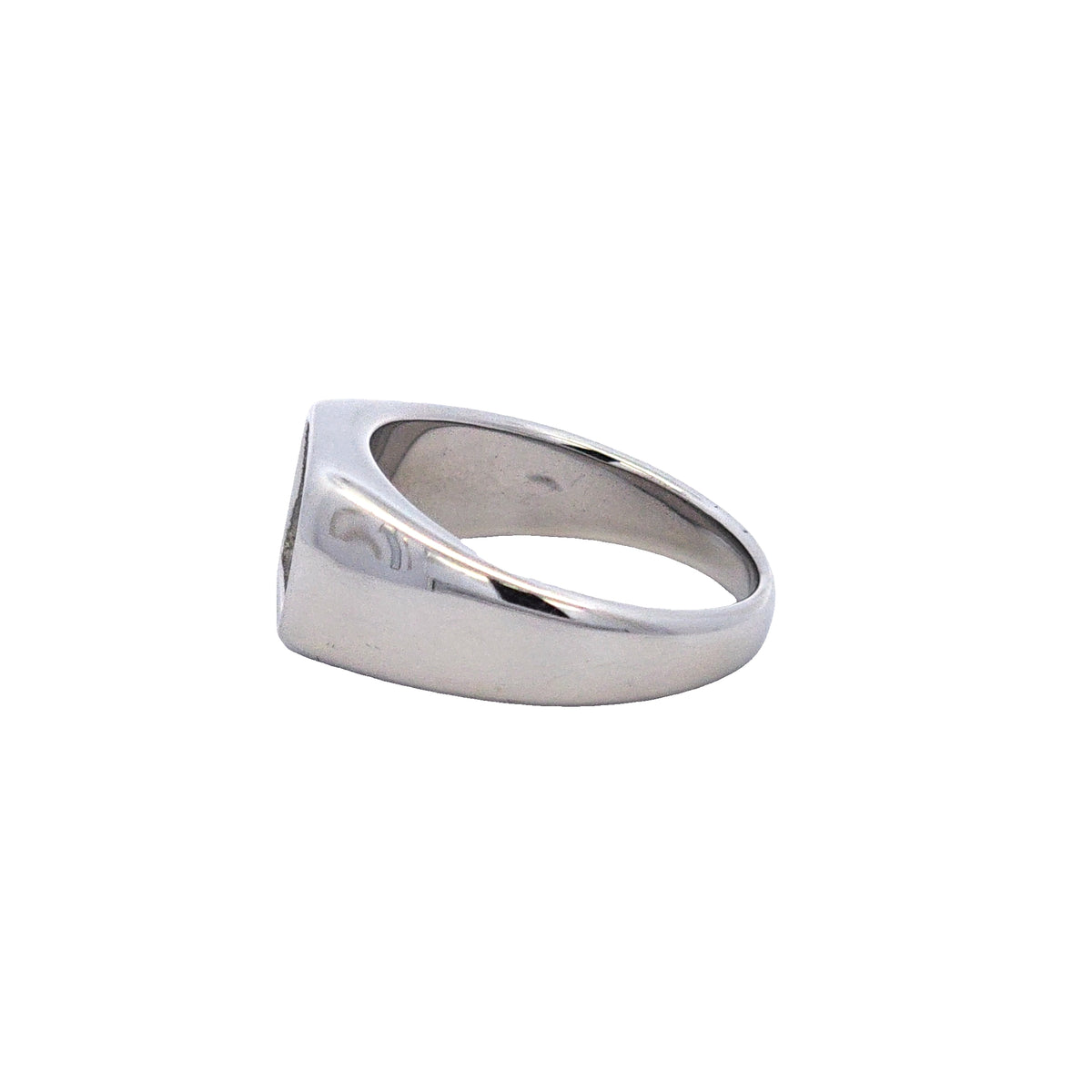 Signet Ring Blank 10mm x 8mm Stainless Steel – Opal & Findings