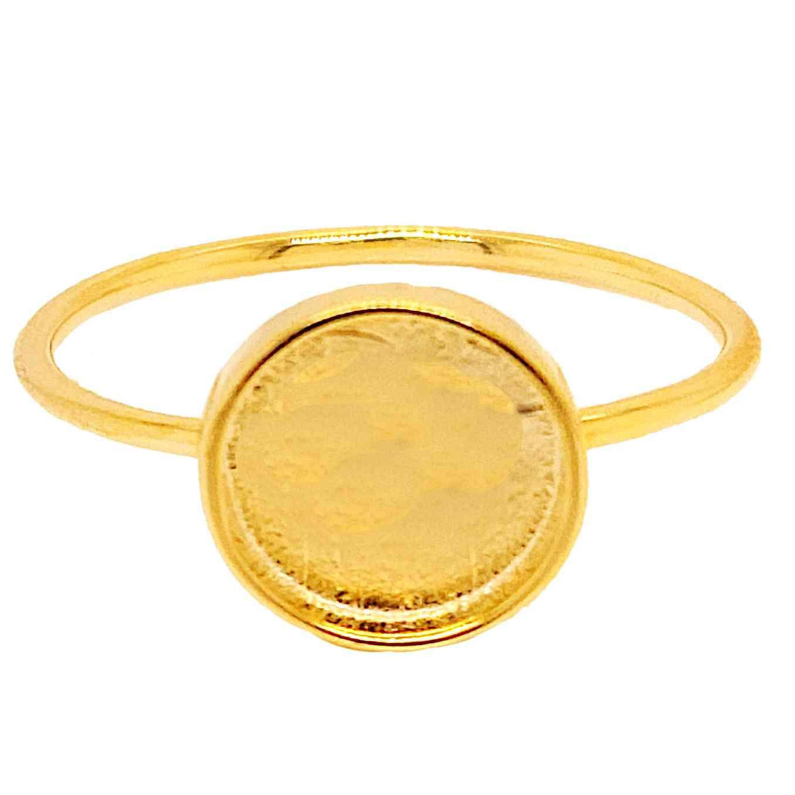 Ring Core Blanks – Tagged "Gold" – Opal & Findings