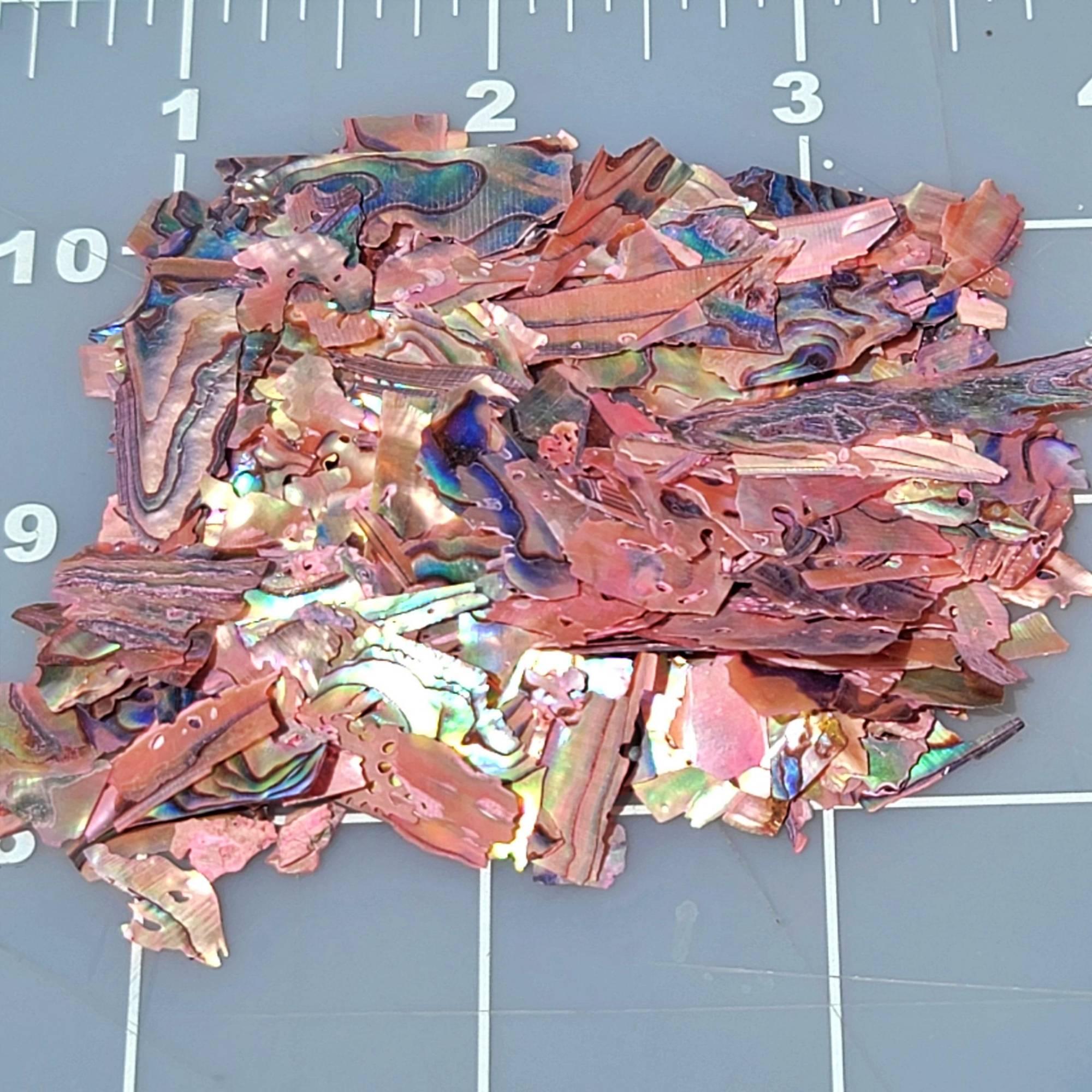 Copper Mother of Pearl Crushed Abalone Shell 10g – Opal & Findings