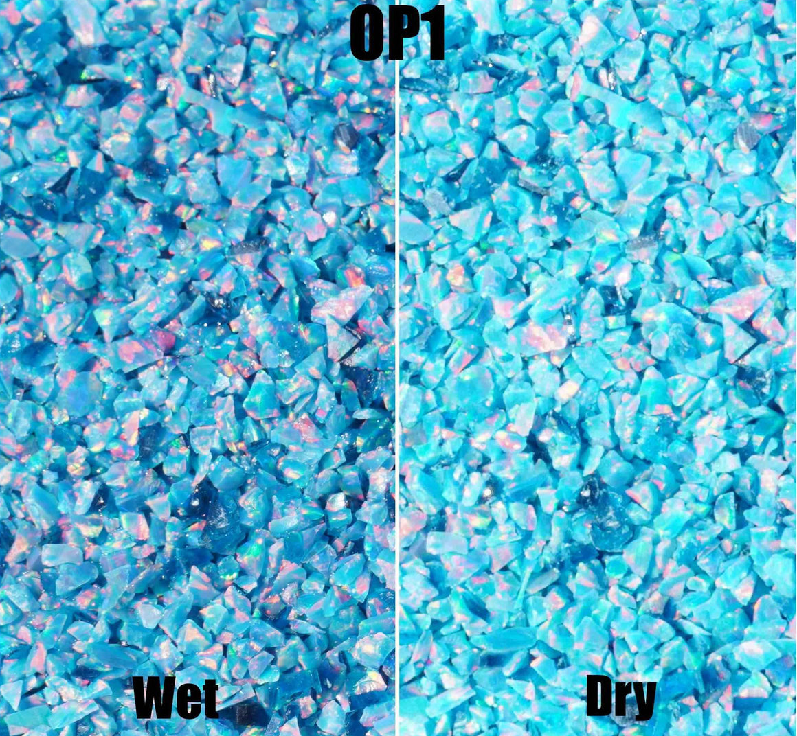 Crushed Cultured Opal for Jewelry & Craft Inlay – Opal & Findings
