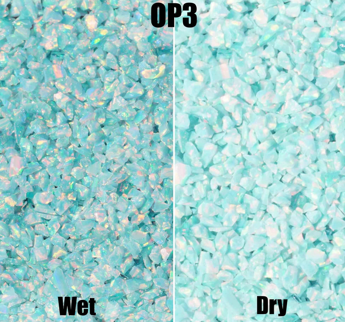 Crushed Cultured Opal for Jewelry & Craft Inlay – Opal & Findings