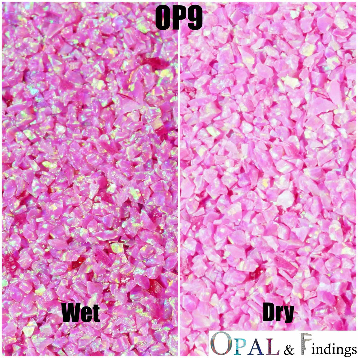 Crushed Cultured Opal for Jewelry & Craft Inlay – Opal & Findings